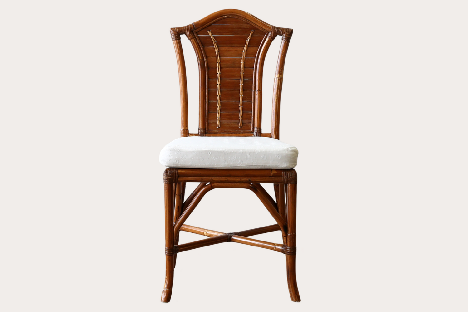 Vintage Rattan Bamboo Dining Chairs | Classic Design for Residential ...